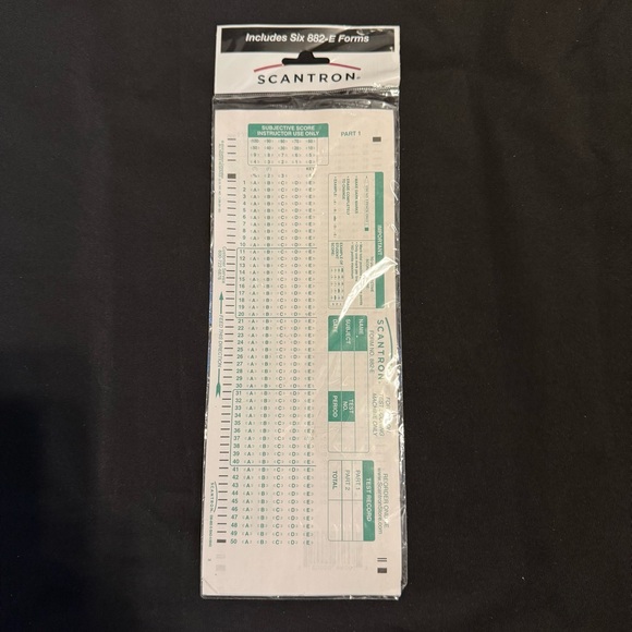 Cell Phones & Accessories | Nwt Unopened Scantron Test Forms Set Of 6 ...